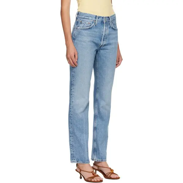 AGOLDE Lana Button Jeans
