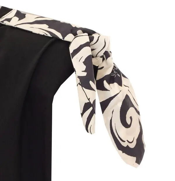 Liu Jo Paisley Bow Sleeveless T-shirt