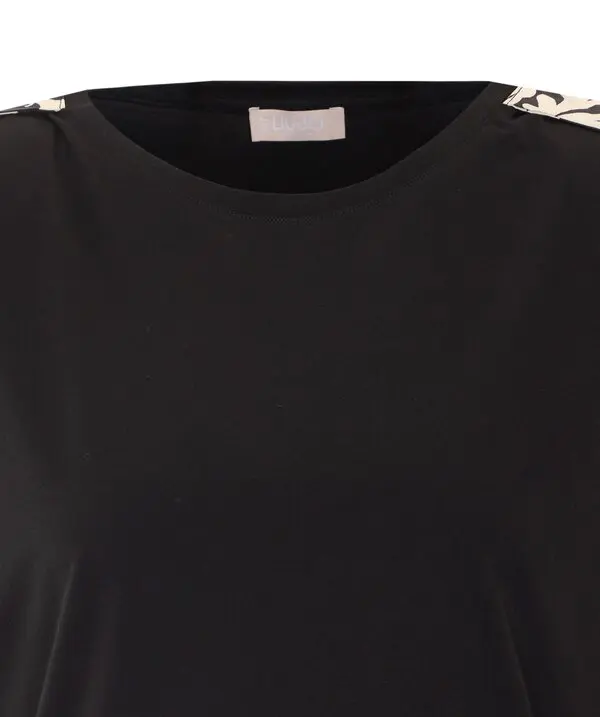 Liu Jo Paisley Bow Sleeveless T-shirt