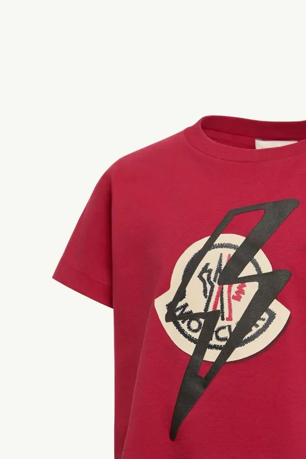Moncler Printed Cotton Jersey T-shirt