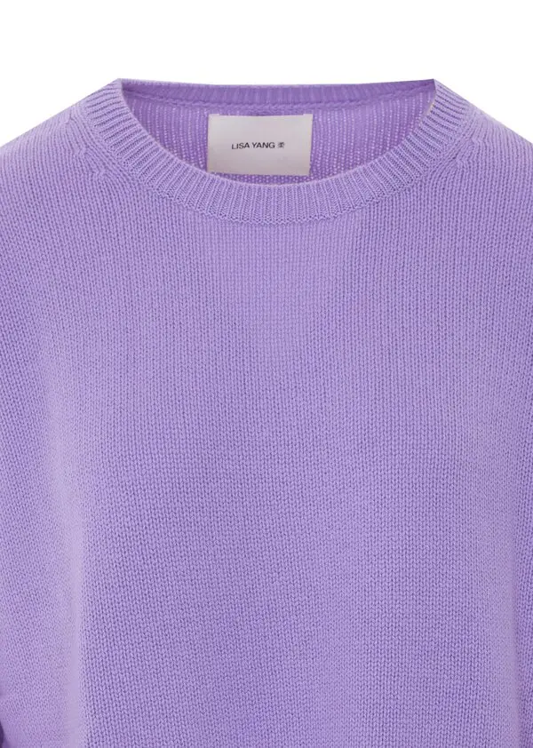 LISA YANG Crew Neck Knit Sweater