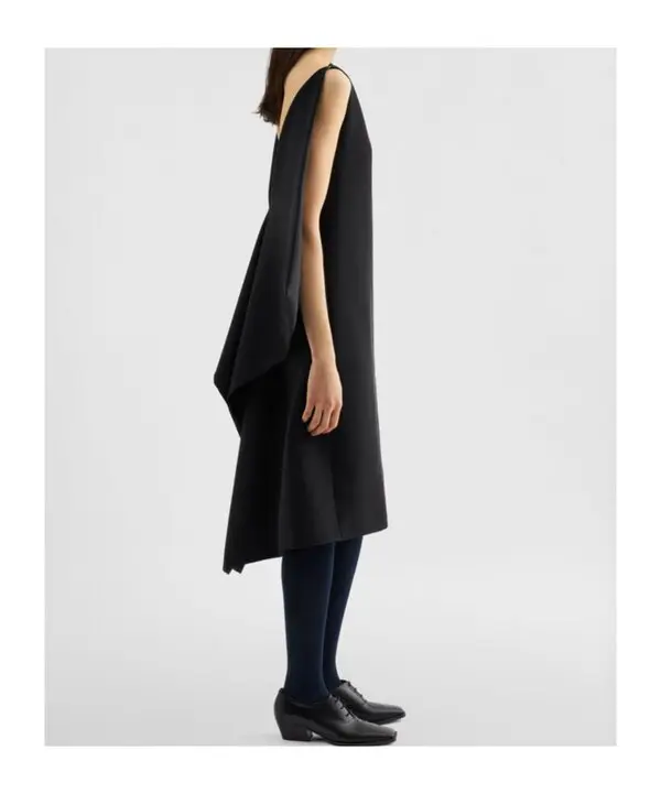 JIL SANDER 319 Draped Panel Dress