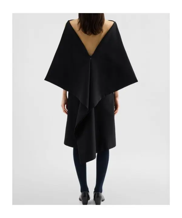 JIL SANDER 319 Draped Panel Dress