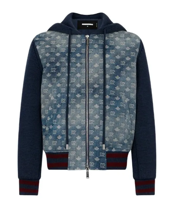 Dsquared2 Monogram Zipped Cardigan