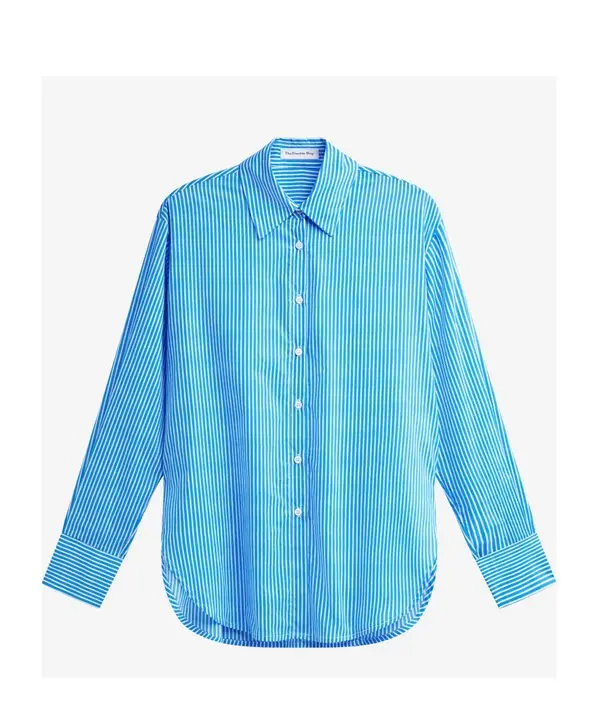 THE FRANKIE SHOP Peri Cotton Shirt Striped