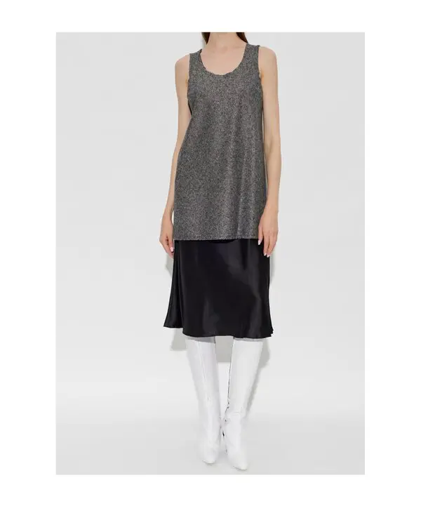 MAISON MARGIELA Layered Effect Midi Dress