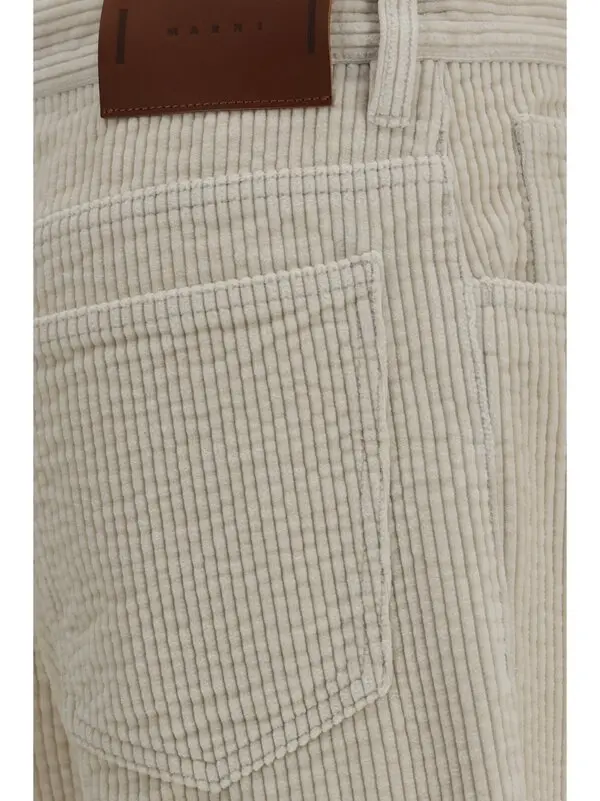 Marni Corduroy Straight-leg Trousers