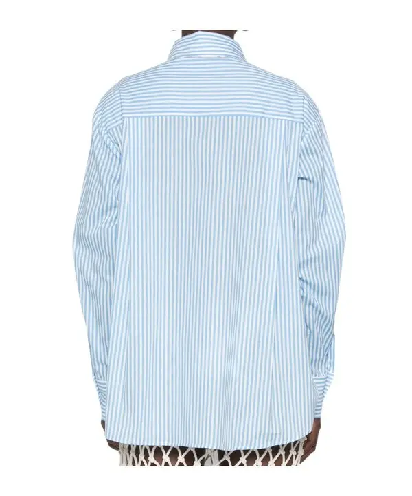 THE FRANKIE SHOP Striped Long Sleeve Shirt