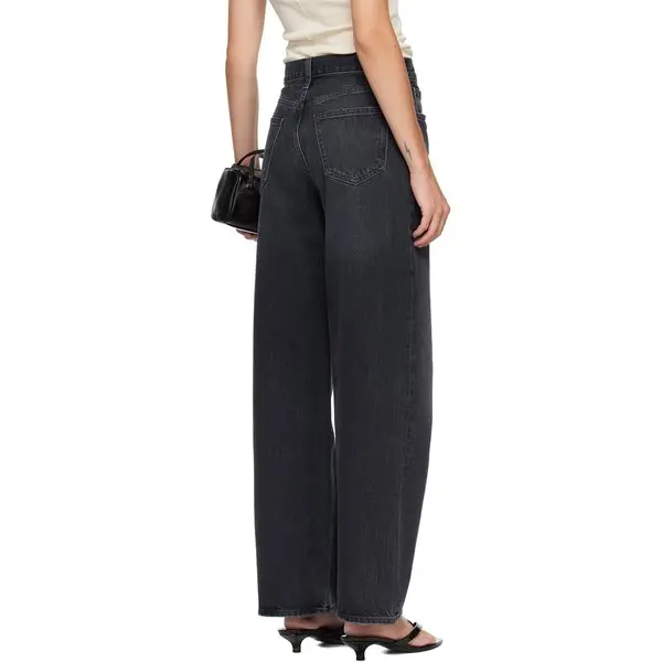 AGOLDE Low Slung Jeans - Black