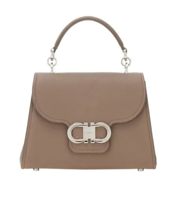 FERRAGAMO Double Gancini Top Handle