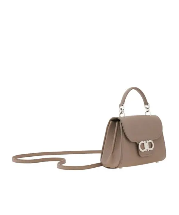 FERRAGAMO Double Gancini Top Handle