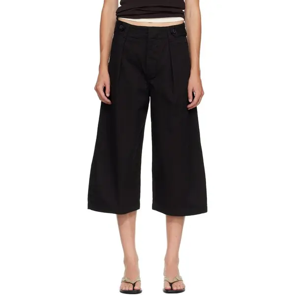 Citizens Of Humanity Cocoon Pleated Trousers - Black