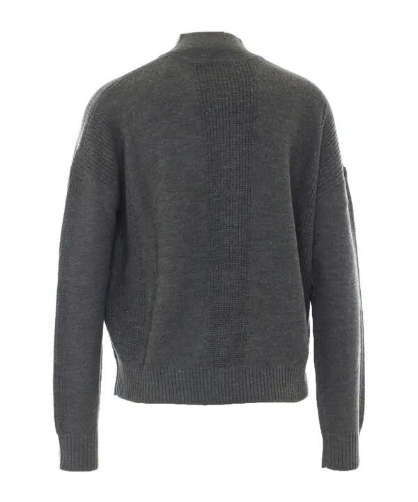 Liu Jo High Neck Cardigan With Logo Detail