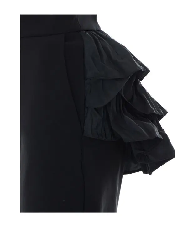 Elisabetta Franchi Ruffled Detail High-waisted Trousers