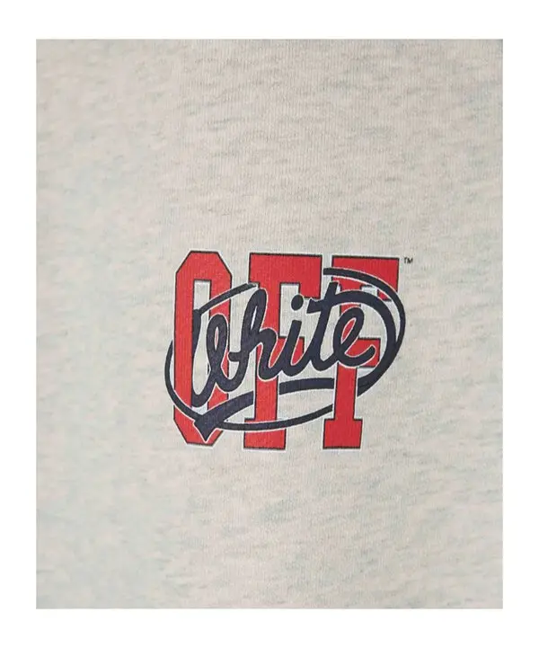 Off-White Logo-print Jersey Track Pants - Grey