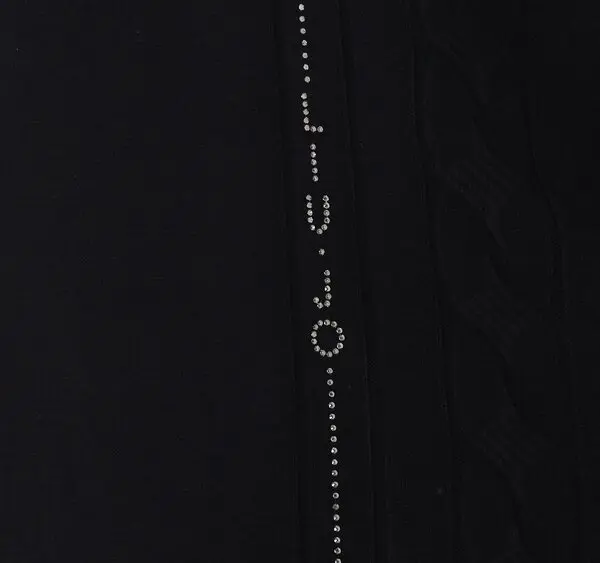 Liu Jo Cut-out High Neck Knitted Sweater With Rhinestone Logo