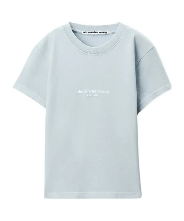 Alexander Wang Cropped Logo T-shirt