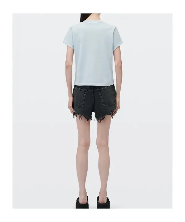 Alexander Wang Cropped Logo T-shirt