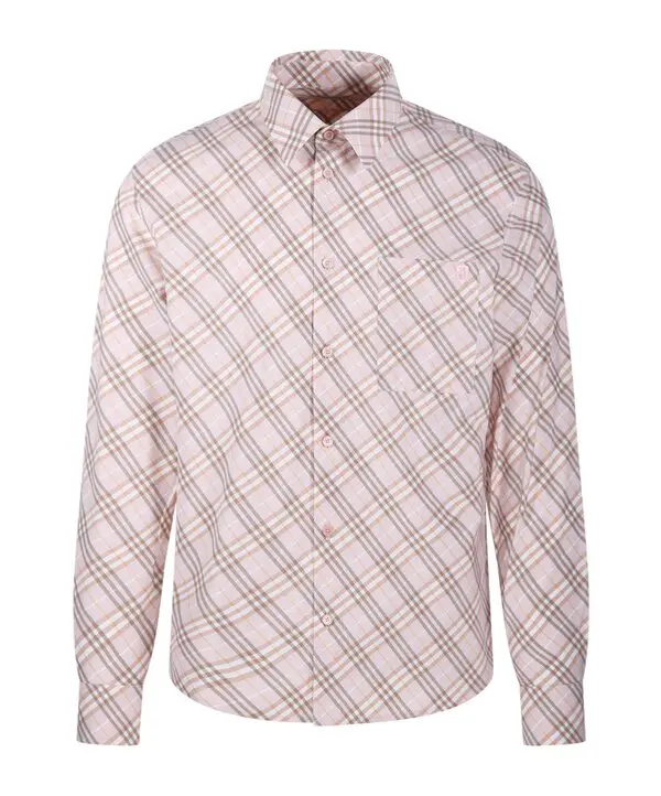 Burberry Long Sleeved Checked Shirt