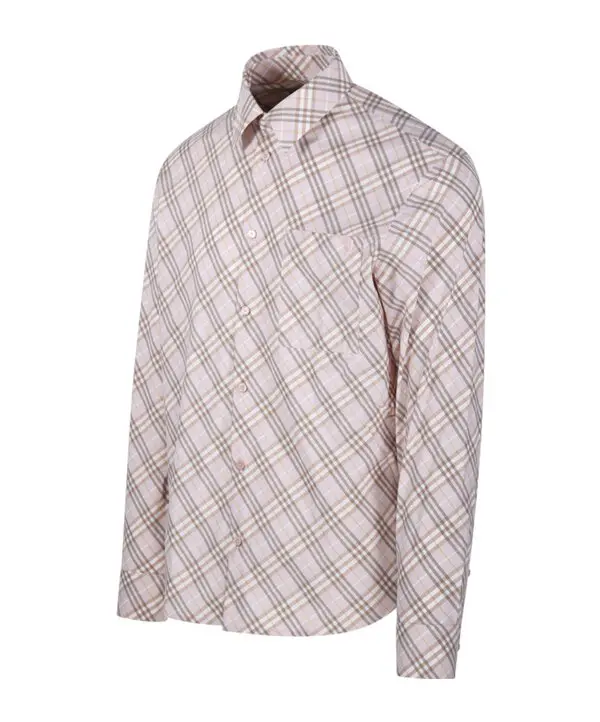 Burberry Long Sleeved Checked Shirt
