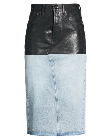 MAISON MARGIELA Two-tone Denim Pencil Skirt - Blue