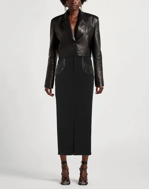 Liu Jo Better Midi Skirt Size Polyester, Elastane
