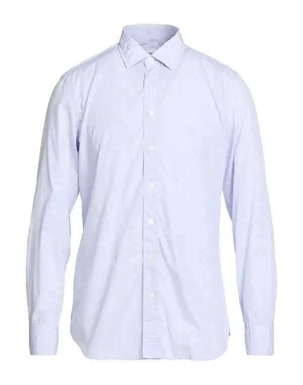 LARDINI Shirt Azure Size Cotton