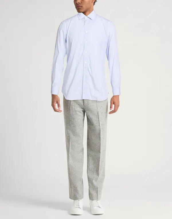 LARDINI Shirt Azure Size Cotton