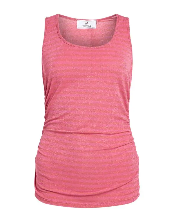 COMPAGNIA ITALIANA Striped Top - Magenta