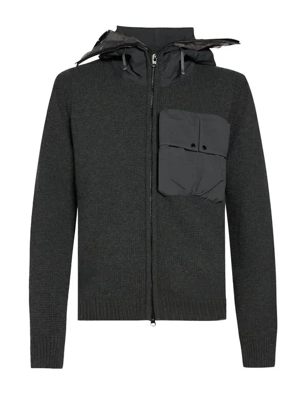 C.P. COMPANY Wool And Polyamide Zip-up Cardigan