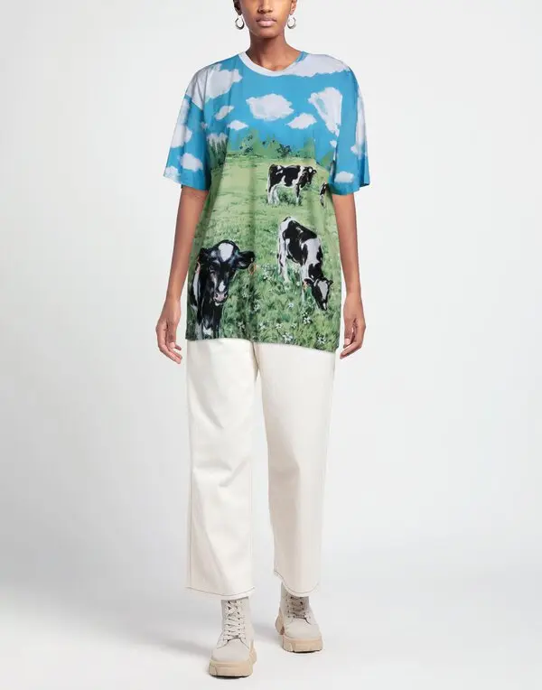 Moschino T-shirt Sky Cotton - Blue