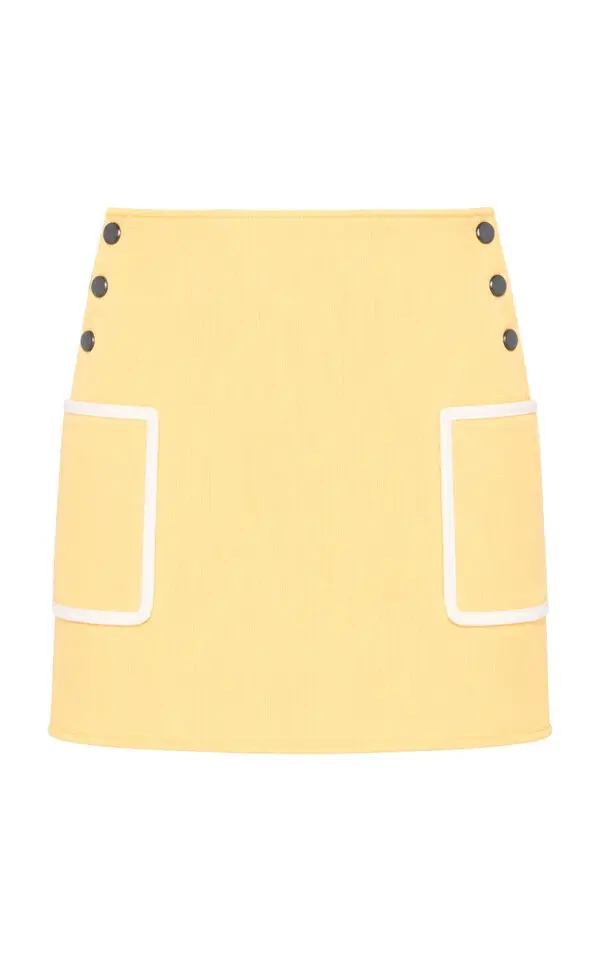 PEPA POMBO Bacaba Mini Skirt - Yellow