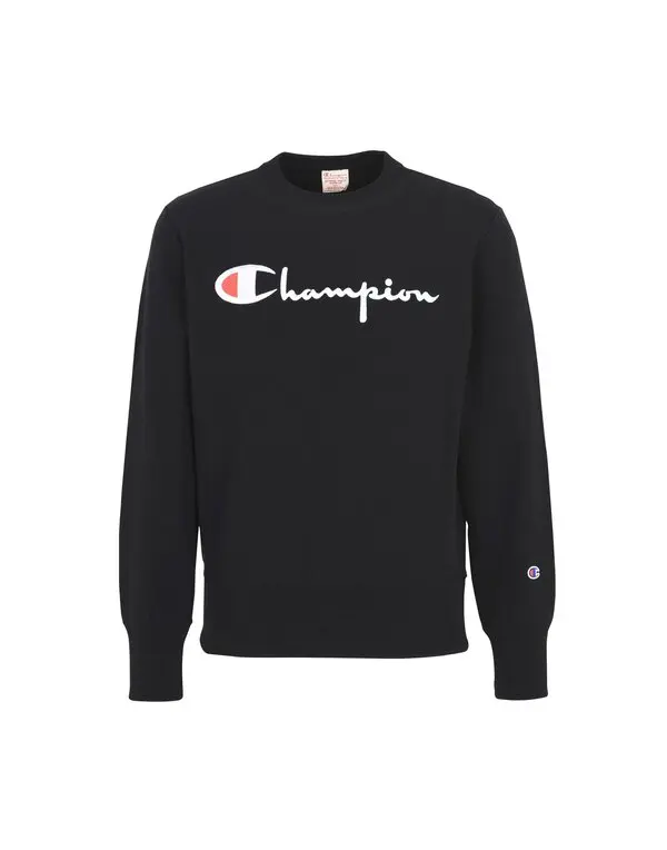 Champion Crewneck Sweatshirt Logo Sweatshirt Size Cotton