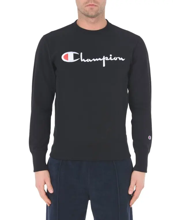 Champion Crewneck Sweatshirt Logo Sweatshirt Size Cotton