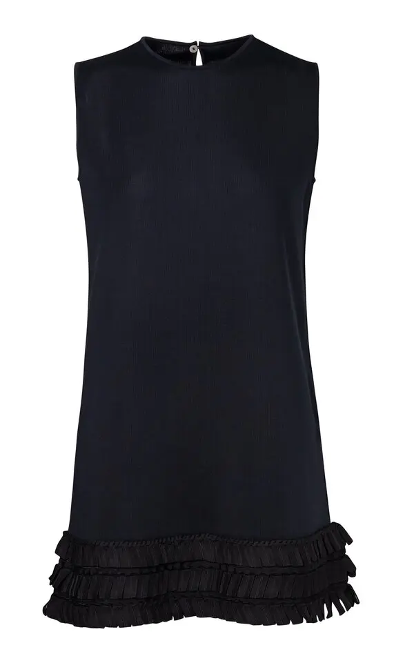 PEPA POMBO Cenizo Mini Dress - Black