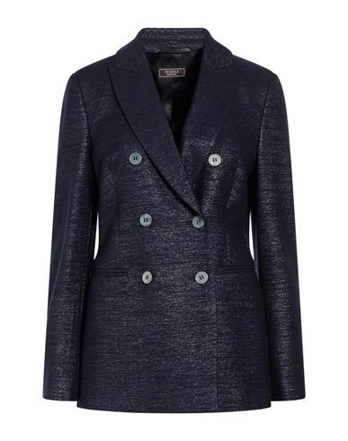Peserico Blazer Size Virgin Wool, Viscose, Polyamide, Elastane - Navy