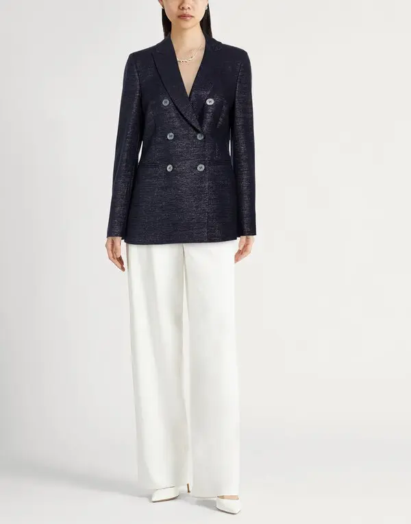 Peserico Blazer Size Virgin Wool, Viscose, Polyamide, Elastane