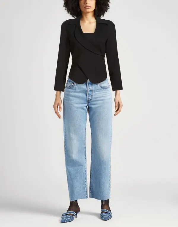 MEIMEIJ Blazer Size Viscose, Polyamide, Elastane