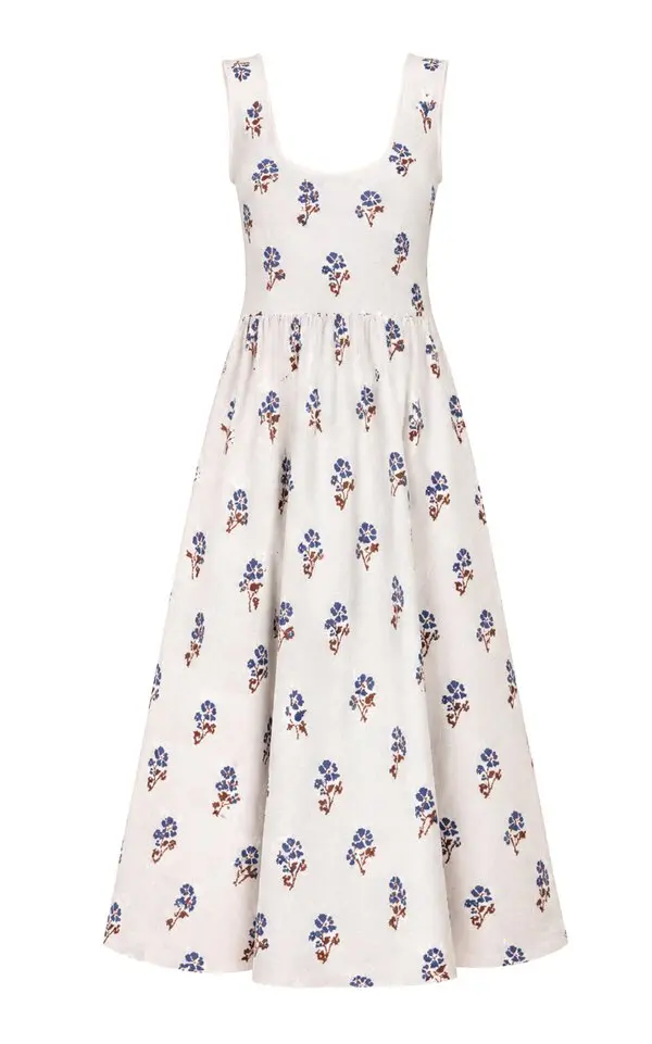 PEPA POMBO Cerezo Maxi Dress - Grey