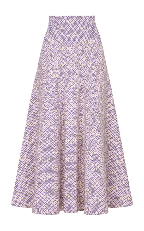 PEPA POMBO Sequoia Maxi Skirt - Purple