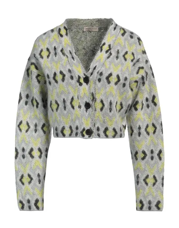 Emilio Pucci Cardigan Size Mohair Wool, Polyamide, Wool