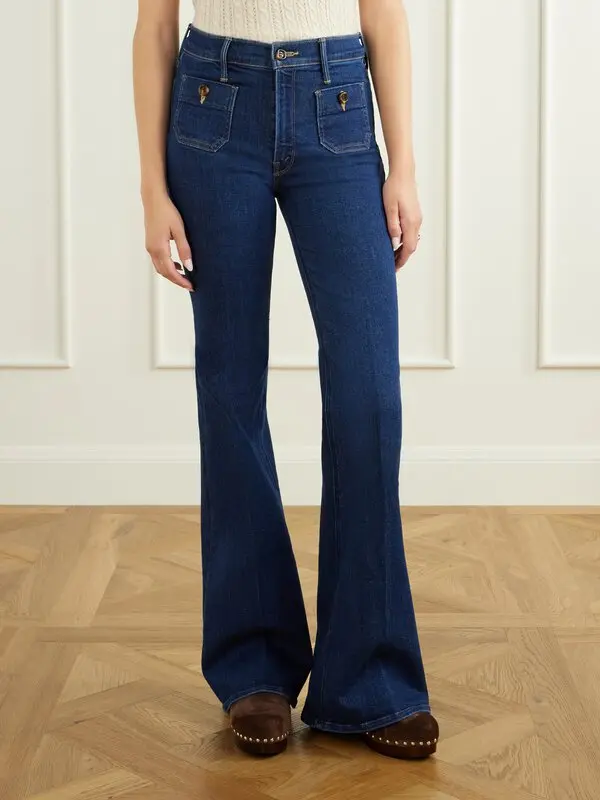 MOTHER The Patch Pocket Doozy Flared Jeans