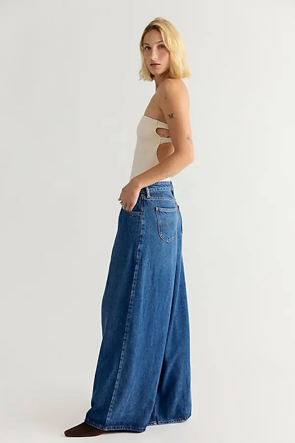 LEEM Lqd Slouchy Pleated Trouser Jeans