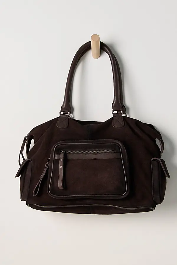 Free People Maya Suede Tote