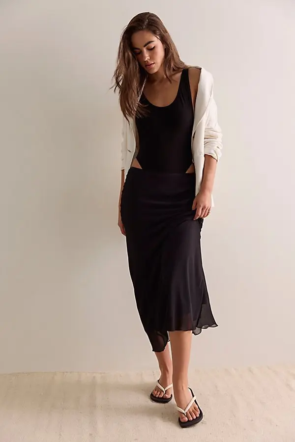 Norma Kamali Marissa Bodysuit - Black