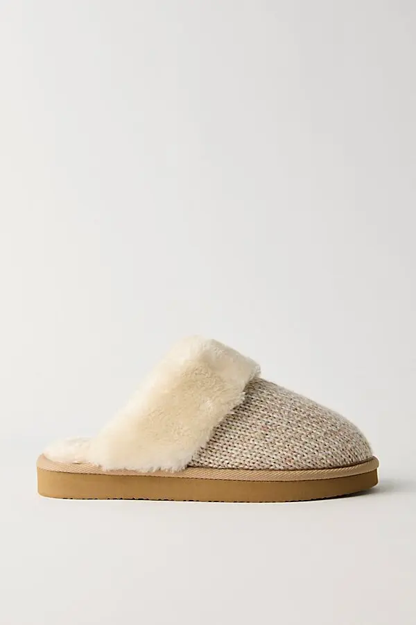 Minnetonka Chesney Party Slippers - Sparkle Tan