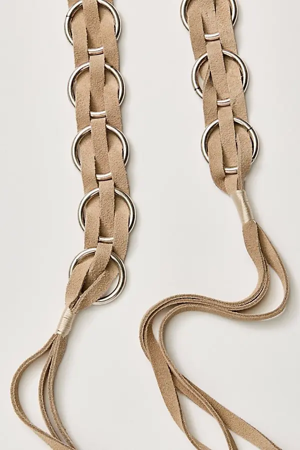Free People Lone Star Wrap Belt - Biscotti
