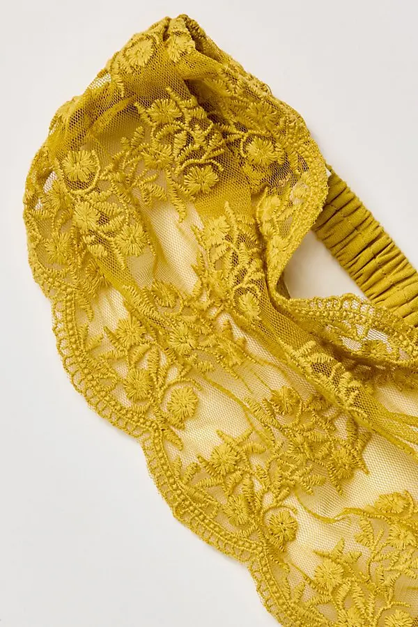 Free People Xl Solana Lace Headband