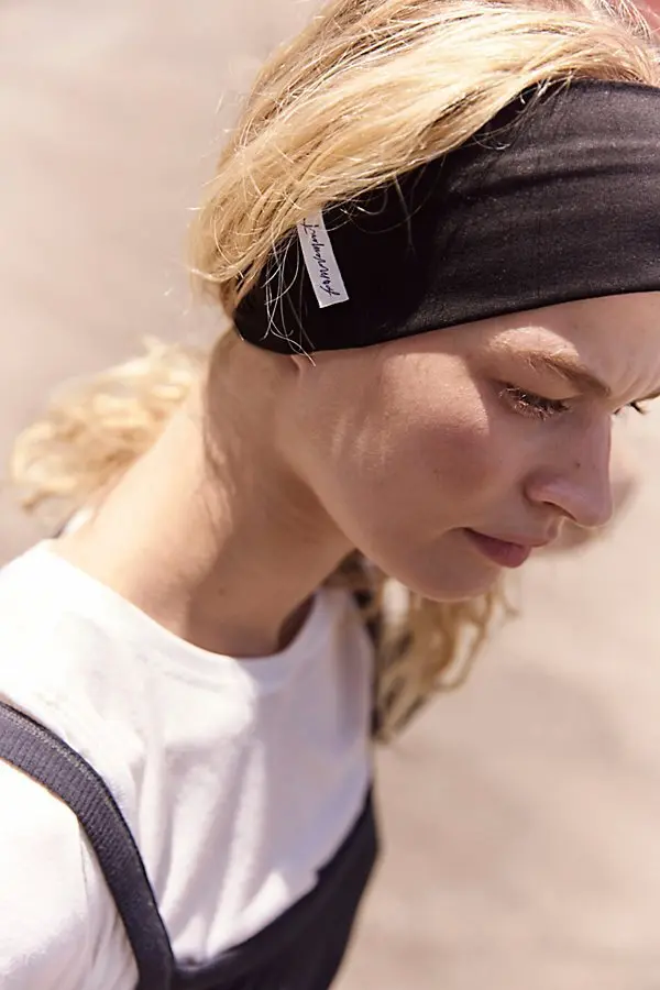 Free People Legacy Soft Headband 2-pack - Black
