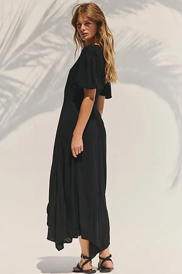Free People Teyana Maxi Dress - Black